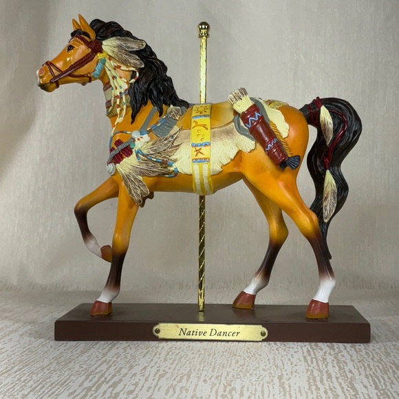 Enesco | Art | Trail Of Painted Ponies Native Dancer Carousel Horse ...